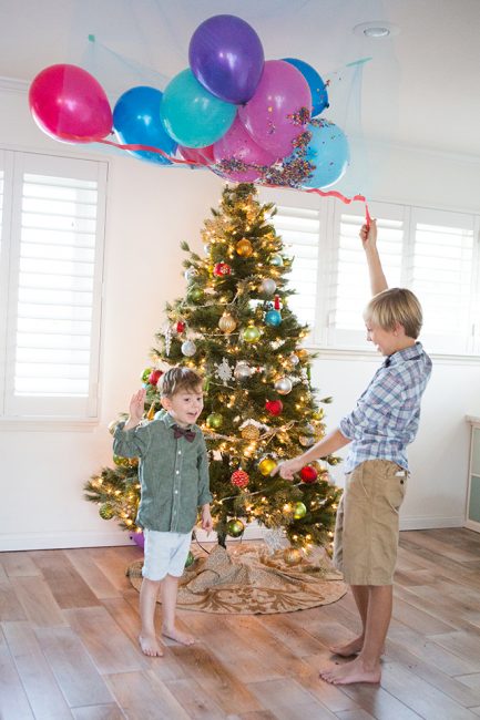 Family New Year's Eve Idea: DIY Balloon Drop - Modern Parents Messy Kids